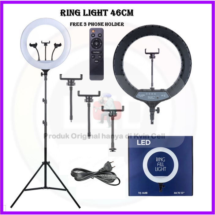 Jual Paket Ringlight 45cm Besar Jumbo Ring Light 45 CM Murah + Light ...