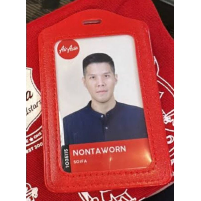 Jual Cetak Name Tag Pramugari Dan Pegawai Airasia | Shopee Indonesia