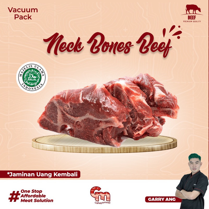 Jual Iga Gondrong Sapi Australian Neck Bone Beef Tulang Leher