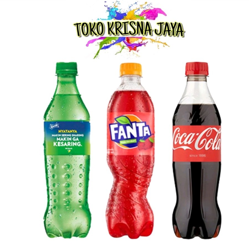 Jual SPRITE | FANTA | COCA COLA MINUMAN BOTOL BERKARBONASI NETTO 390 ML | Shopee Indonesia