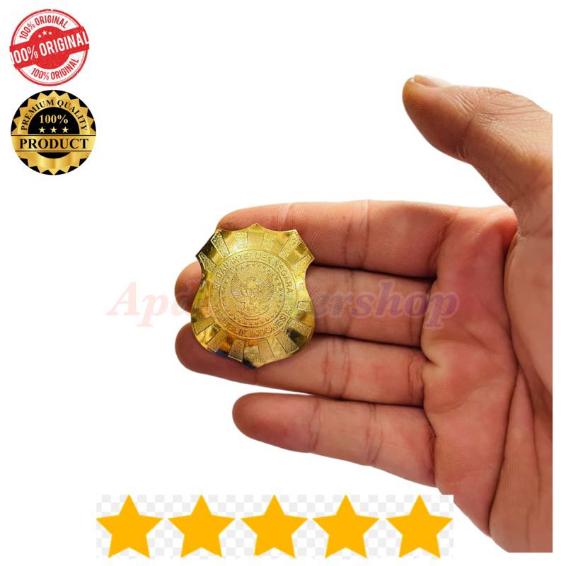 Jual Pin BIN Badan Intelejen Negara Full Gold Kuningan emas Magnet ...
