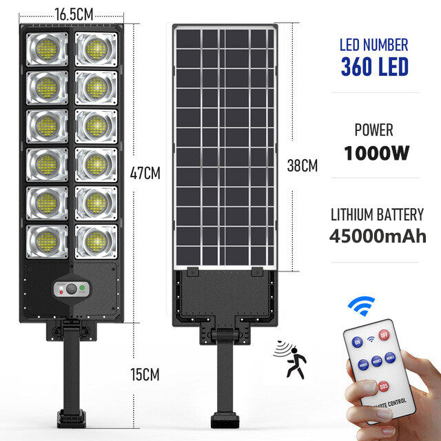 Jual Solar Cell lar Panel Waterproof 1500W solar cell lampu lampu jalan ...