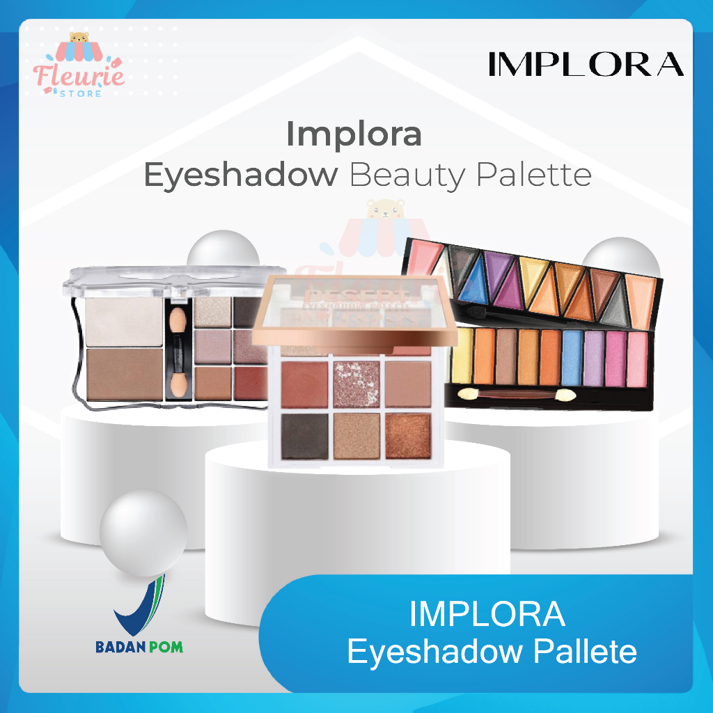 Jual IMPLORA Eyeshadow Beauty Palette - Kosmetik Mata Murah Surabaya | Shopee Indonesia