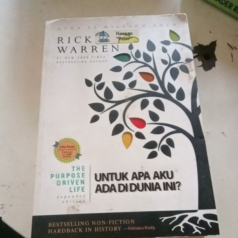 Jual Buku Original,Rick Warren,Untuk apa aku ada di Dunia ini? | Shopee ...
