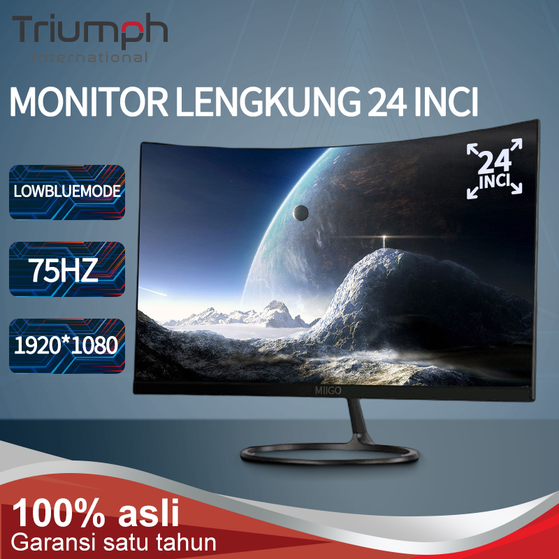Jual Stok tersedia! Boleh diorder! Miigo Komputer Monitor Led Curve ...