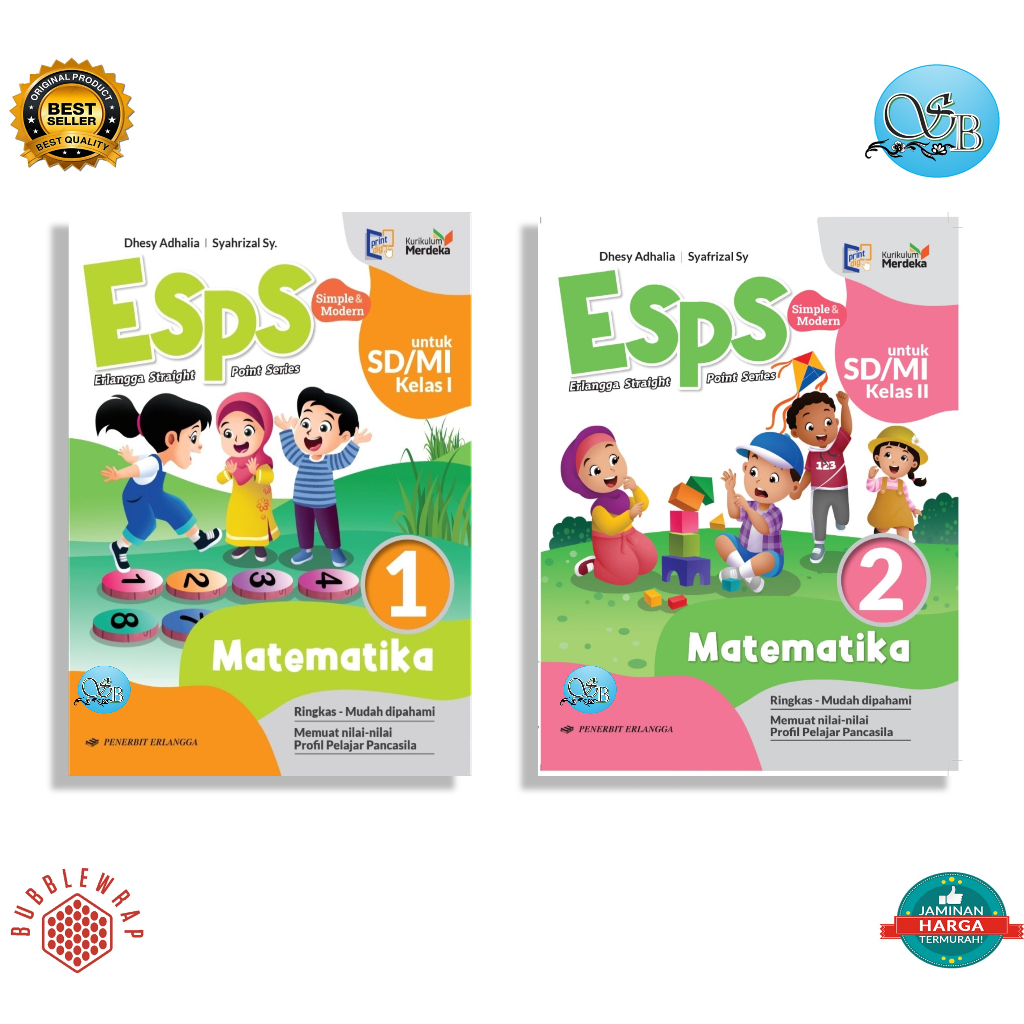 Jual [ORIGINAL] ESPS MATEMATIKA KELAS 1 2 KURIKULUM MERDEKA | Shopee Indonesia