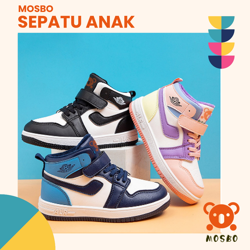 Jual Mosbo Sepatu Anak Boots Sneakers Sepatu NIKEAIR Sneaker Anak Laki ...