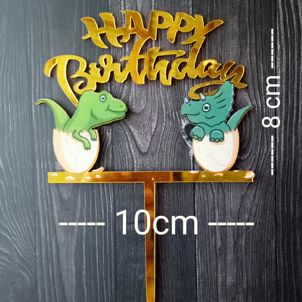 Jual cake topper bahan acrylic akrilik hiasan kue ulang tahun karakter ...