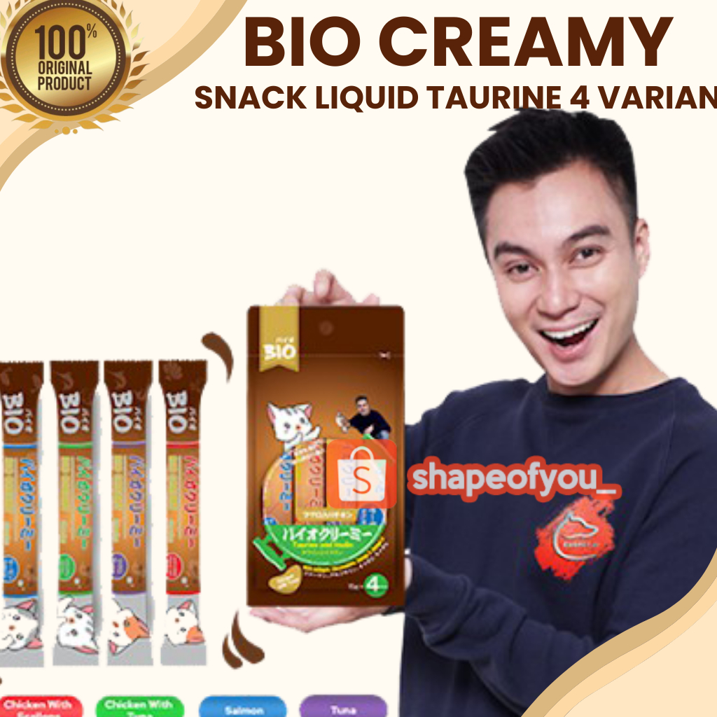 Jual Bio Creamy Treats Snack Kucing BioCreamy Cemilan Kitten Wet Cat ...