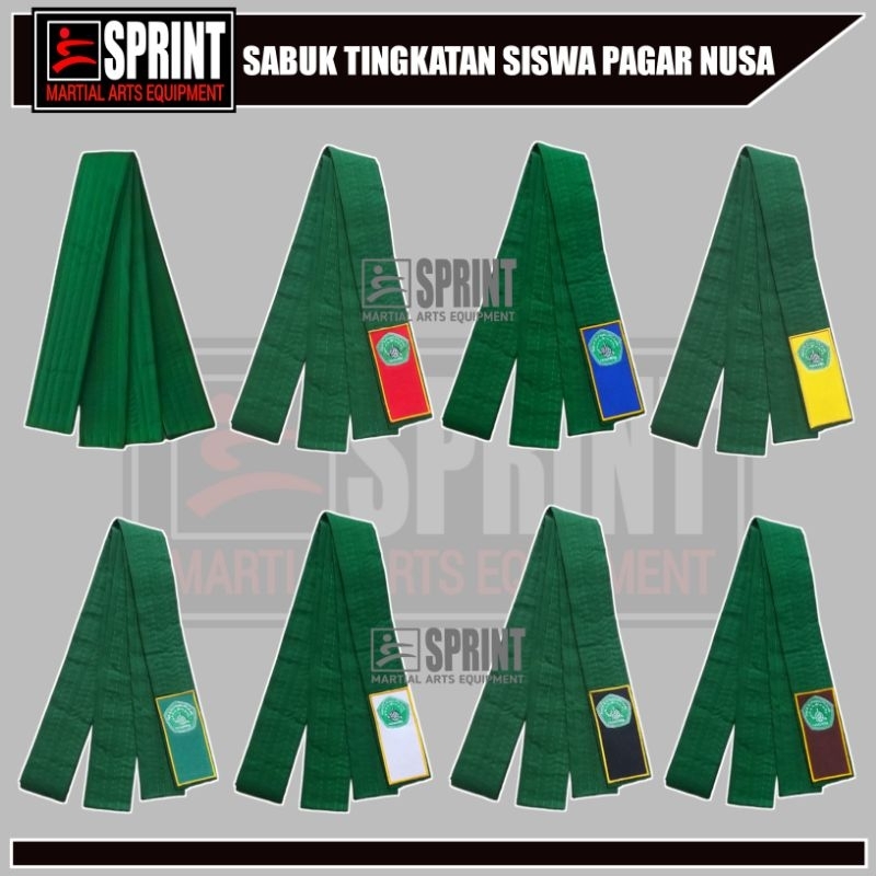 Jual Sabuk Strip Pagar Nusa - Sabuk Tingkat Siswa Pagar Nusa - Palet ...