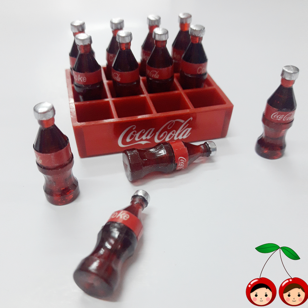 Jual Miniature Minuman Soda Set Skala 1:12 - Miniatur Kerat Botol ...