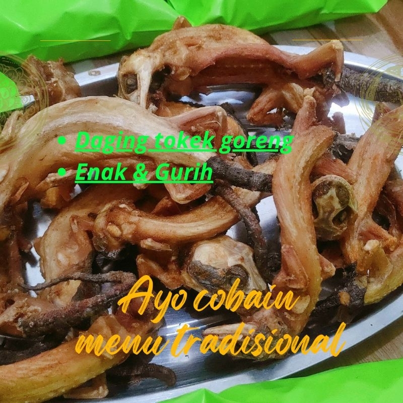 Jual Daging Tokek Goreng Asli Bu Amy Mujarab Mengobati Gatal Kering ...
