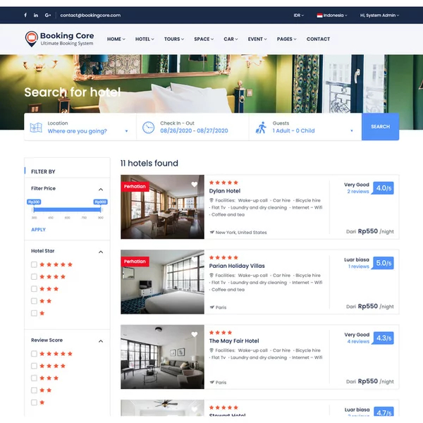 Jual Aplikasi Website Hotel (Booking Online) Laravel 9 Integrasi ... Jual Aplikasi Website Hotel (Booking Online) Laravel 9 Integrasi ...