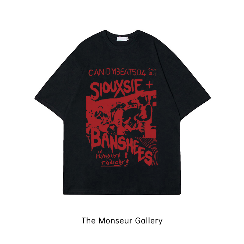 Jual The Monseur Gallery T-shirt Oversize BANSHEES | Kaos Hitam A0926 ...