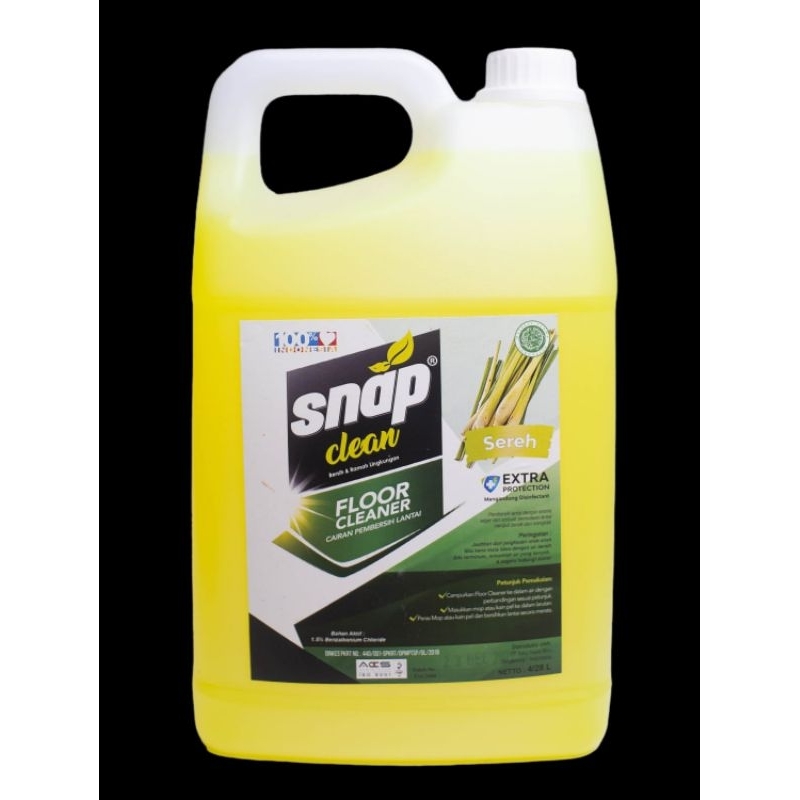 Jual Cairan Pembersih Lantai / Sabun Pel / Floor Cleaner Snap Clean ...