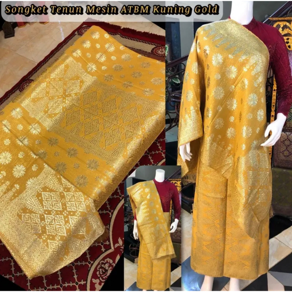 Jual REAL PICT!!! Songket Palembang Tenun ATBM (Alat Tenun Bukan Mesin ...