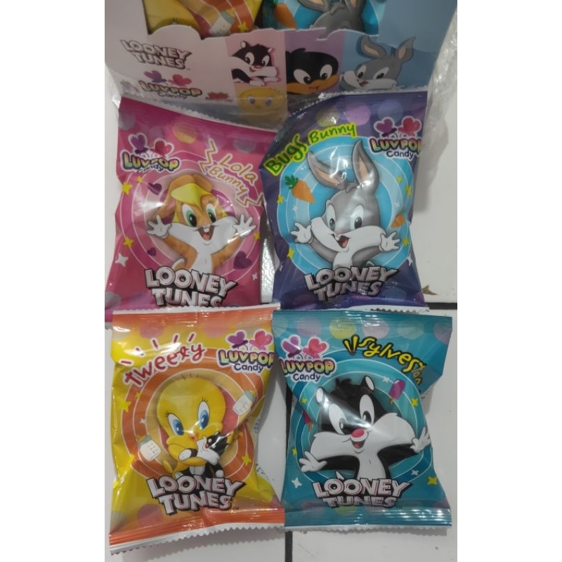 Jual permen cincin luvpop candy diamond ring looney tones import ...