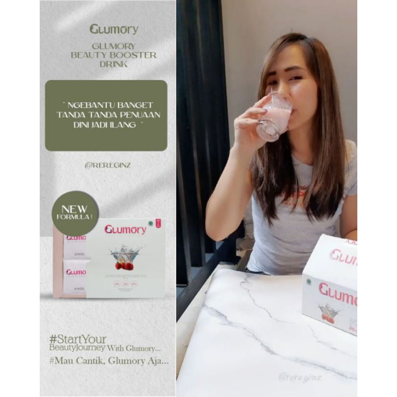 Jual 2 Glumory Collagen Beauty Booster Drink Minuman kecantikan ...