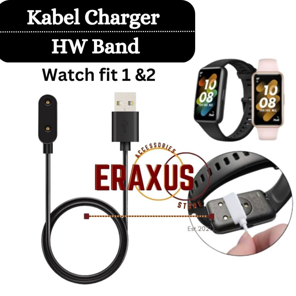 Jual Eraxus Kabel Charger Magnetic Huawei Band 10 9 8 7 6 / Huawei ...