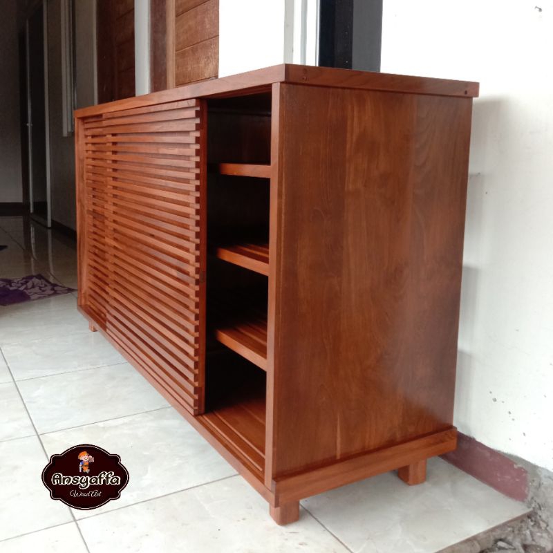 Jual Tempat Penyimpanan, Meja Lemari Sepatu Kayu Jati, Soap Curing Rack ...