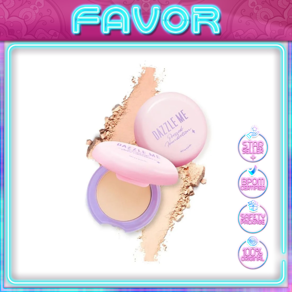 Jual DAZZLE ME Muse Pressed Foundation Gr | Long Lasting Filter Like ...