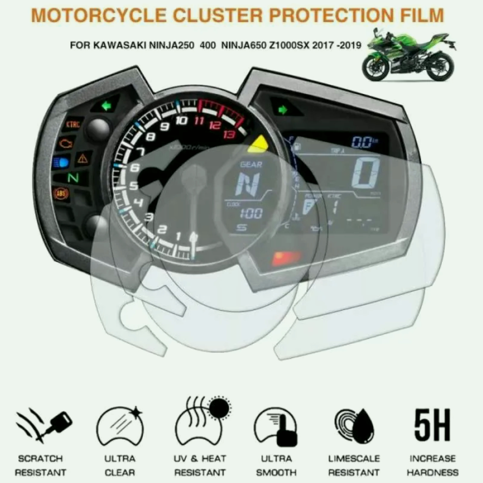 Jual Sticker Stiker Anti Gores Speedometer Digital Kawasaki New Ninja ...