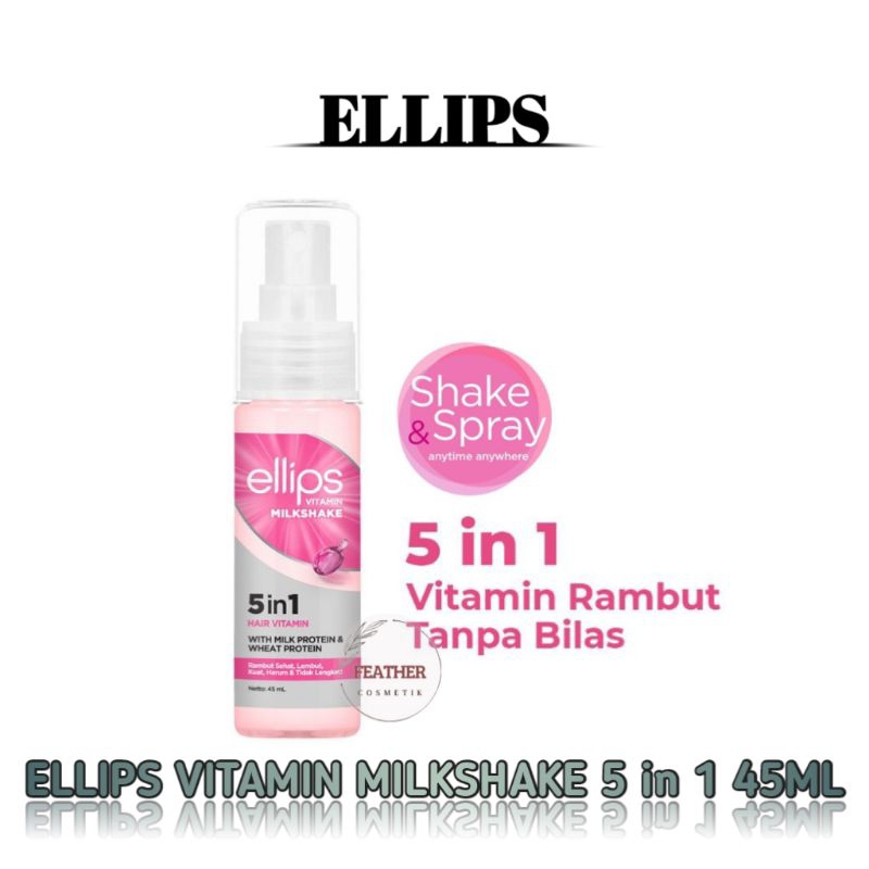 Jual ELLIPS Hair Vitamin Milkshake 5 in1 45ml | Shopee Indonesia