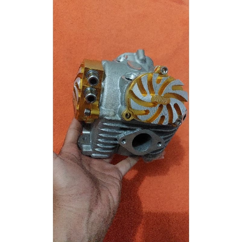 Jual BLOK HEAD MIO 4 KLEP KOMPLIT ISI BLOCK HEAD YAMAHA MIO EGO NOUVO 4 ...