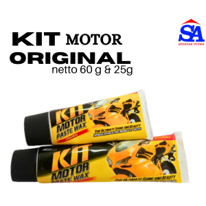 Jual Kit Motor Paste Wax Original Pengkilap Pelindung Cat Kuning Tube ...