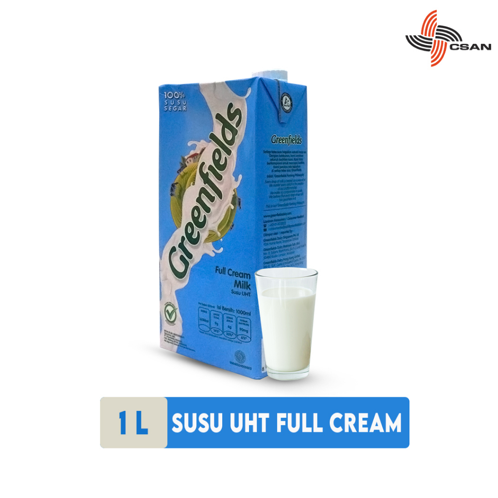 Jual Susu Greenfields UHT 950 ml | 1000ml | full cream | Shopee Indonesia
