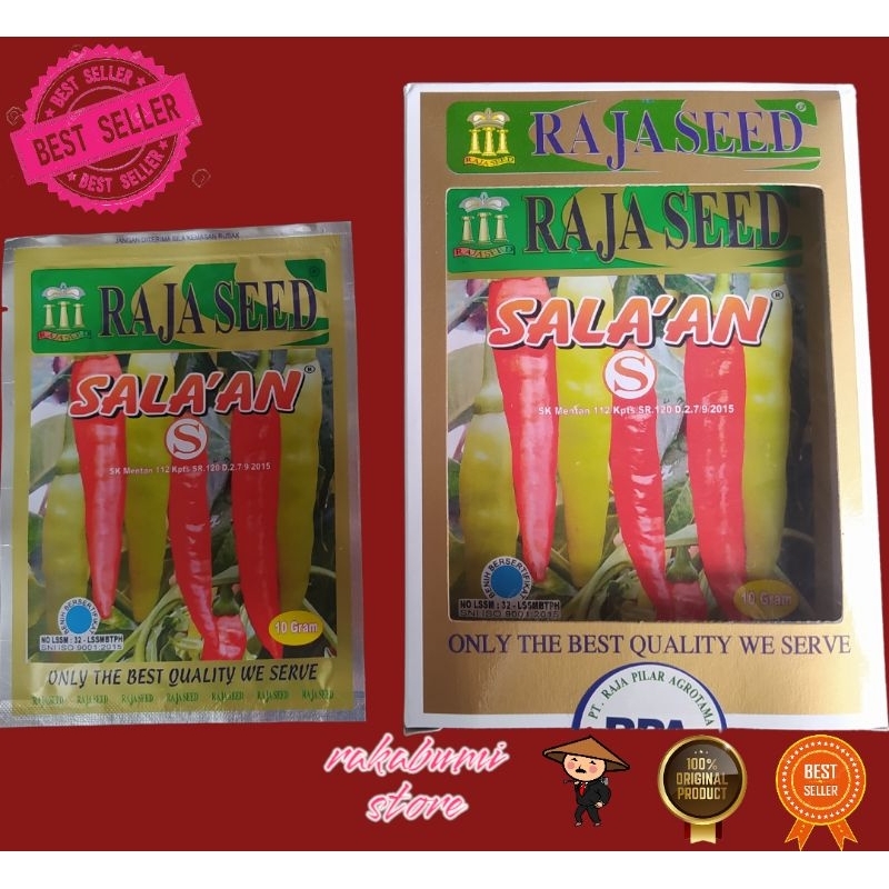Jual benih cabe rawit SALAAN / SALA'AN raja seed 10 gram | Shopee Indonesia