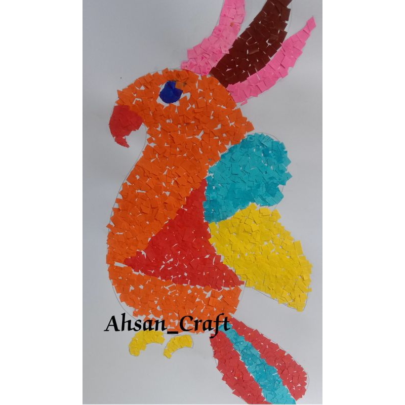 Jual Kolase Kertas Origami f4-a4 Custom(Request)/Burung/ikan/kupu-kupu ...