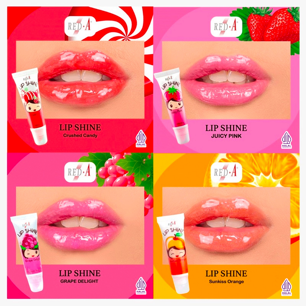 Jual Red-A Lip Shine (Moisturize & Glowing - tersedia 4 varian ...