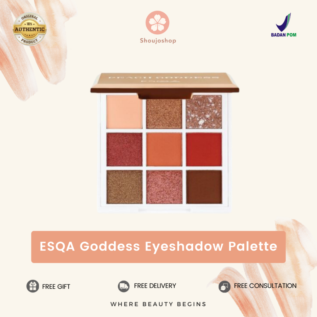 Jual ESQA Goddess Eyeshadow Palette | Shopee Indonesia