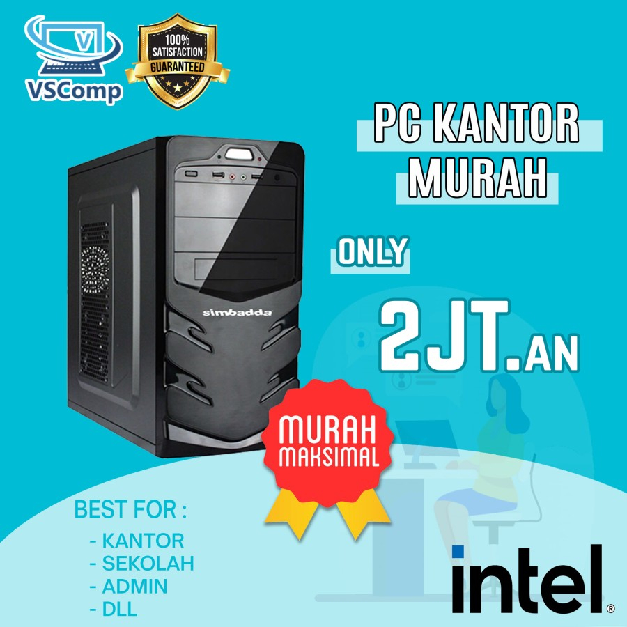 Jual PC Komputer Rakitan Core i5 6500 Gen6 8GB with SSD | PC Rakitan Kantor Admin Sekolah Kasir ...