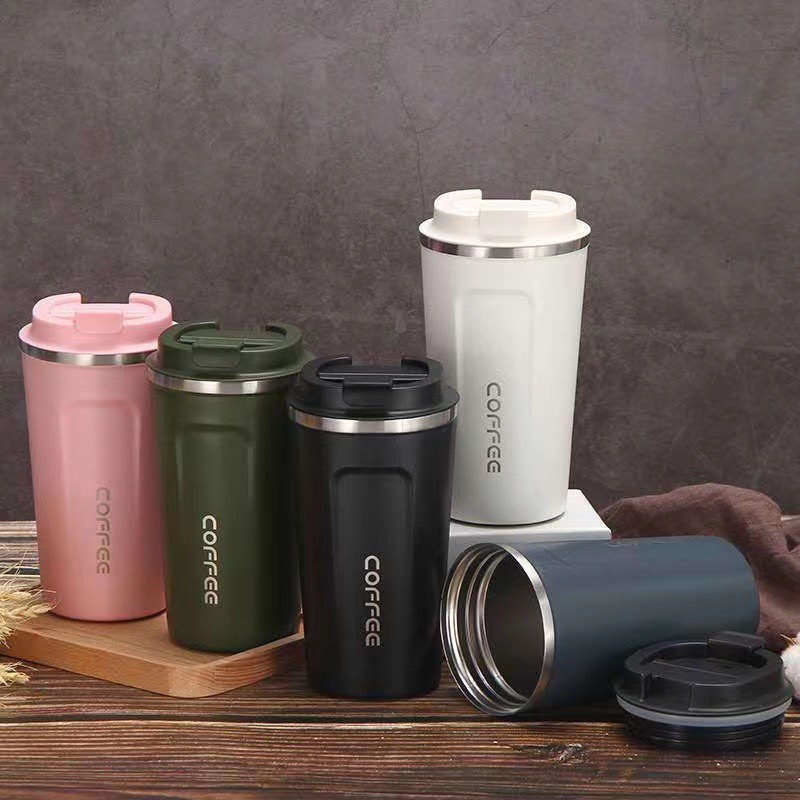 Jual NT2 - TRAVEL MUG 510ML TERMOS KOPI GELAS AIR MINUM Tahan panas ...
