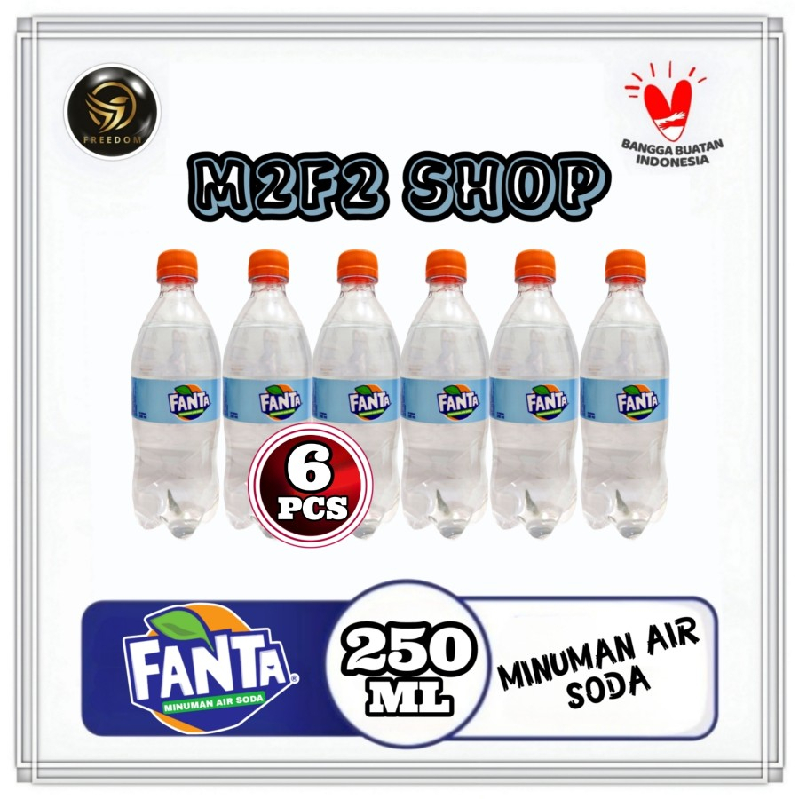 Jual Fanta Air Soda Tawar Botol Plastik Pet - 250 ml (Kemasan 6 Pcs ...