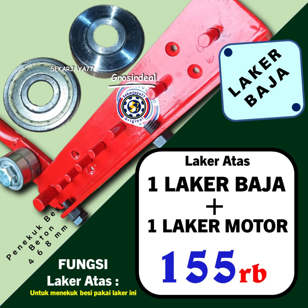 Jual Penekuk besi Tekuk besi begel behel besi beton 4 6 8 mm OKM05 ...