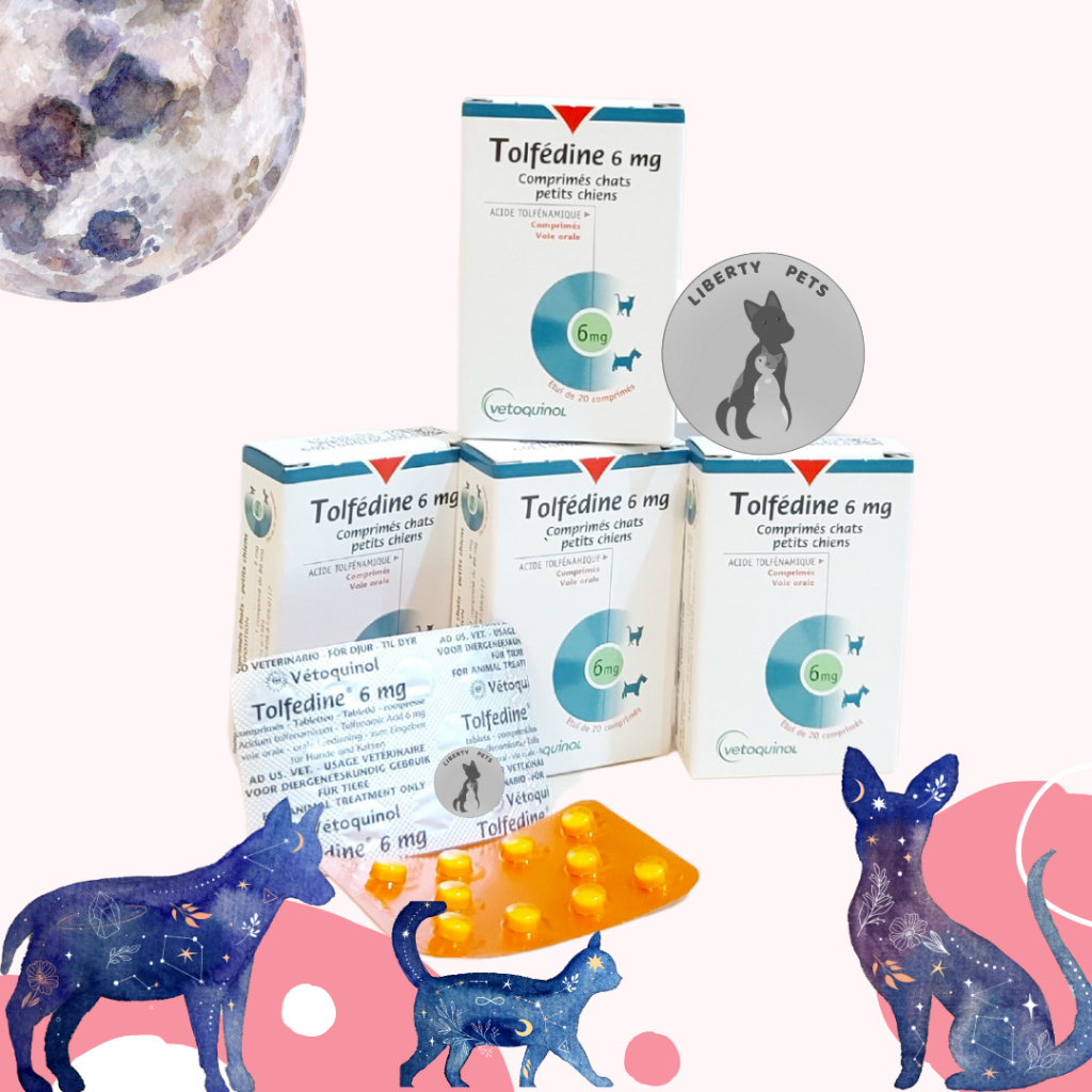 Jual Tolfedine 6mg Obat Untuk Kucing Anjing (1 Blister = 10 Tablet ...