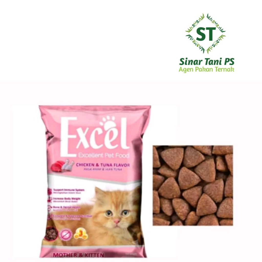 Jual Excel Freshpack Kitten 500gr Makanan Kucing / Pakan Kucing / Cat ...
