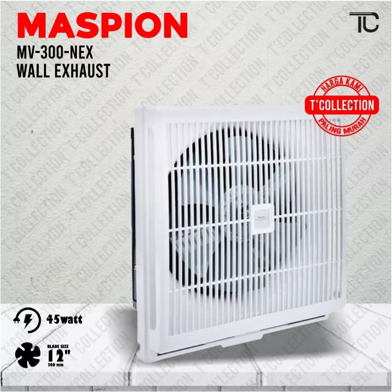 Jual Maspion - Exhaust Fan 12 inch / Wall Exhaust MV 300 NEX | Shopee ...