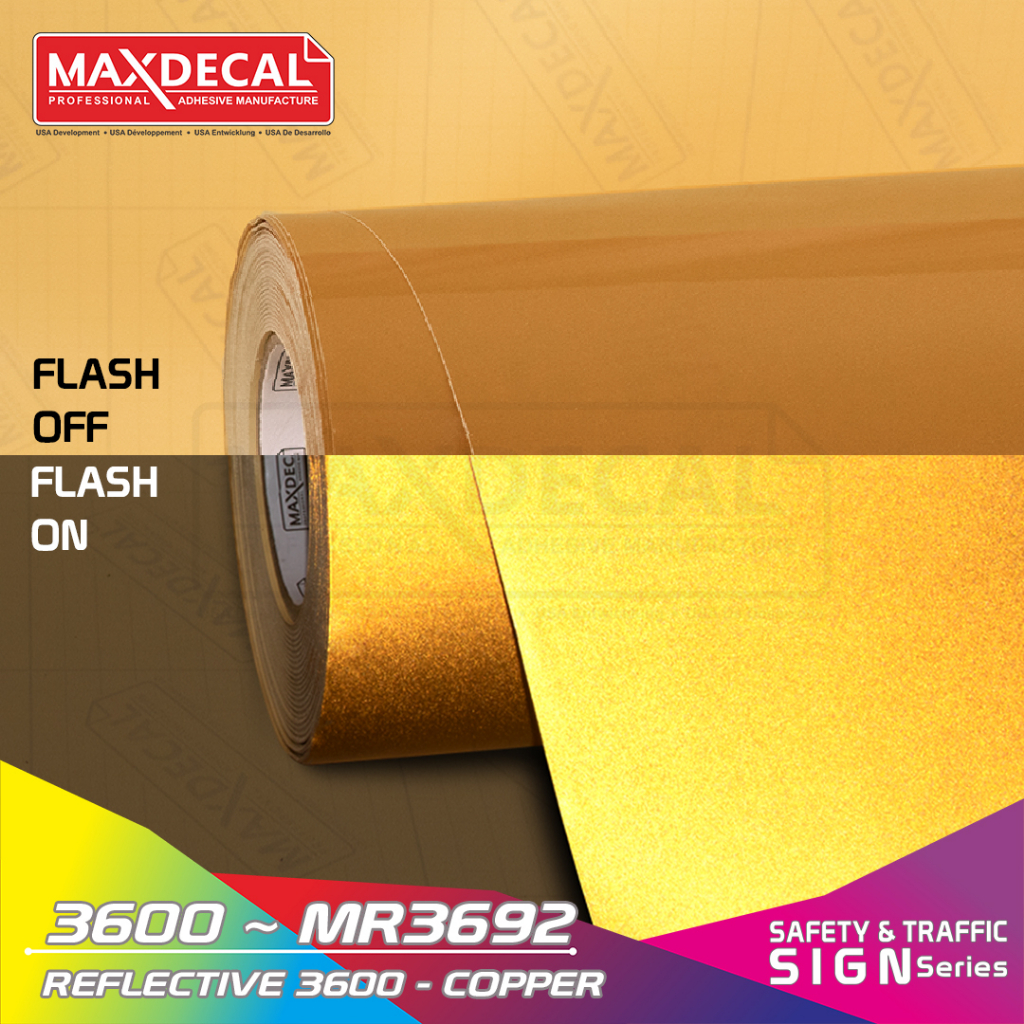 Jual Sticker Stiker Maxdecal Reflektif Reflective Scotchlite 3600 60cm ...