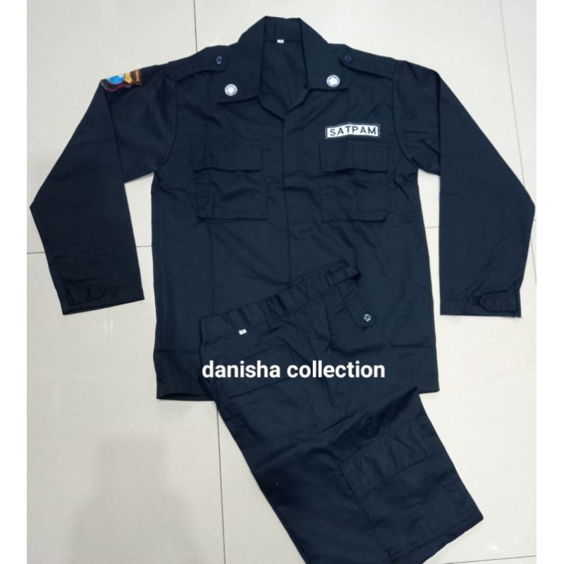 Jual SERAGAM PDL SATPAM BIRU DONGKER | Shopee Indonesia