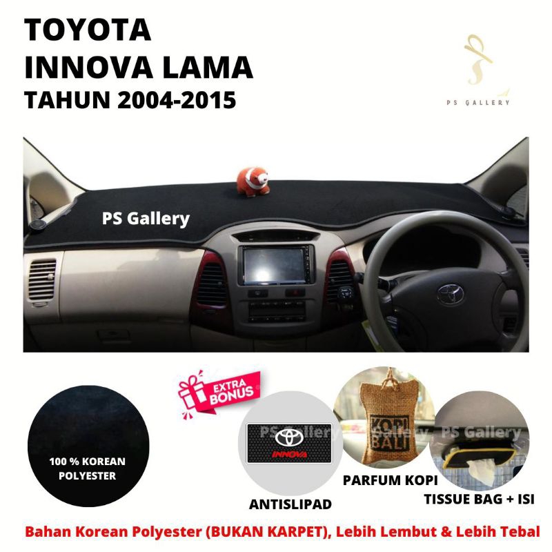 Jual Aksesoris Premium Alas Cover Dashboard Mobil Innova Lama | Shopee ...