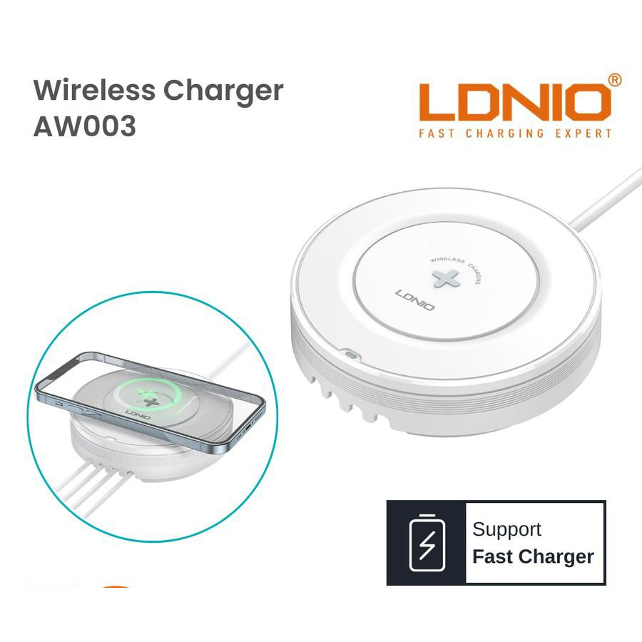 Jual LDNIO WIRELESS CHARGER DOCKING FAST CHARGING QUICK CHARGE QC 3.0 ...