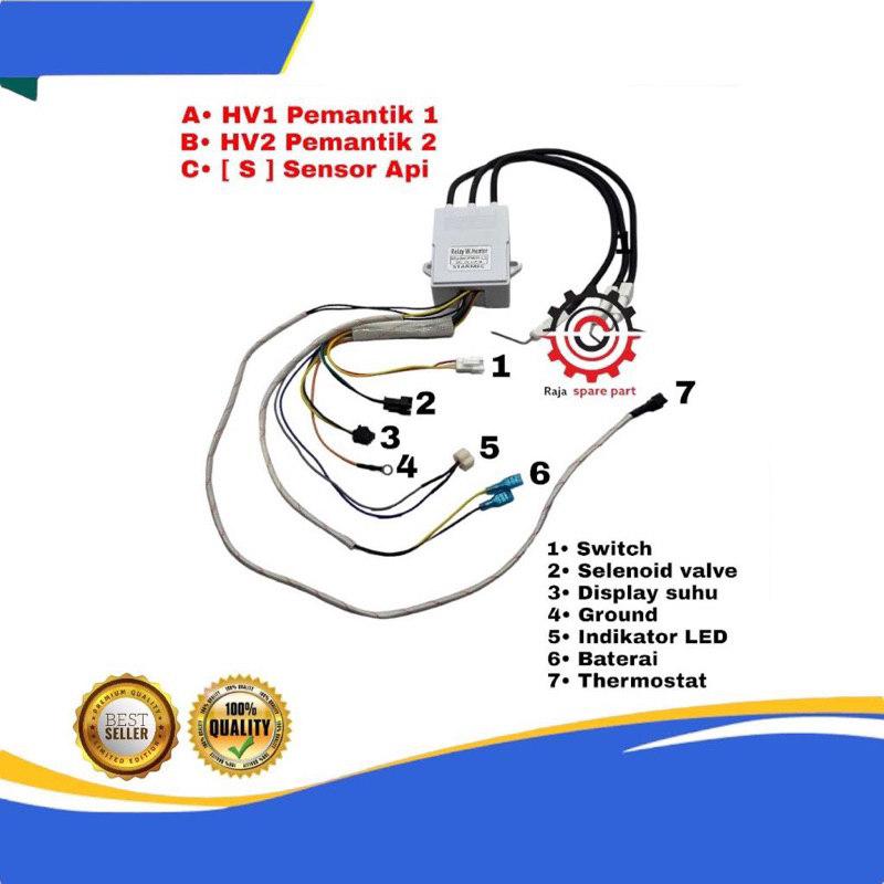 Jual PEMANTIK WATER HEATER GAS | MODUL PEMATIK PEMANAS AIR | FULSE ...