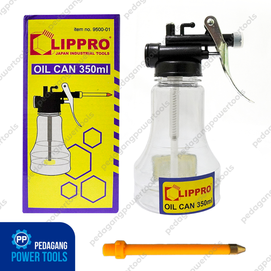 Jual LIPPRO Oil Can 350 ml Plastik Botol Minyak Wadah Semprotan Oli ...