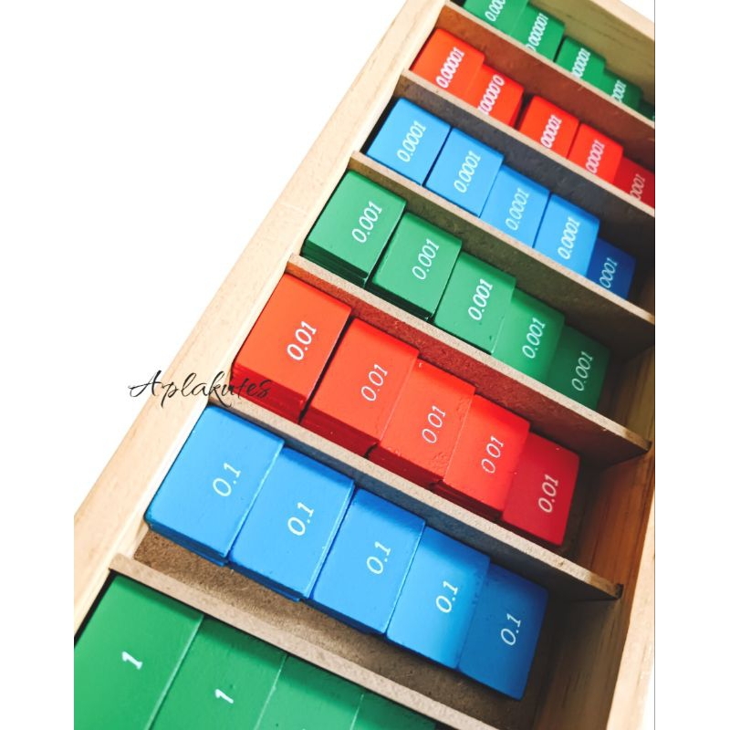 Jual Montessori Elementary Decimal Stamp Game | Shopee Indonesia