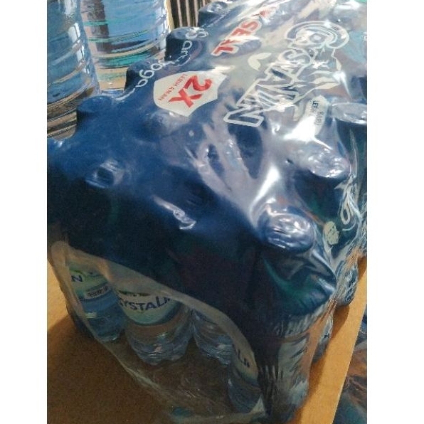 Jual Crystalin 600 ML Botol Air Mineral Isi 24 Botol per Dus Air Minum ...