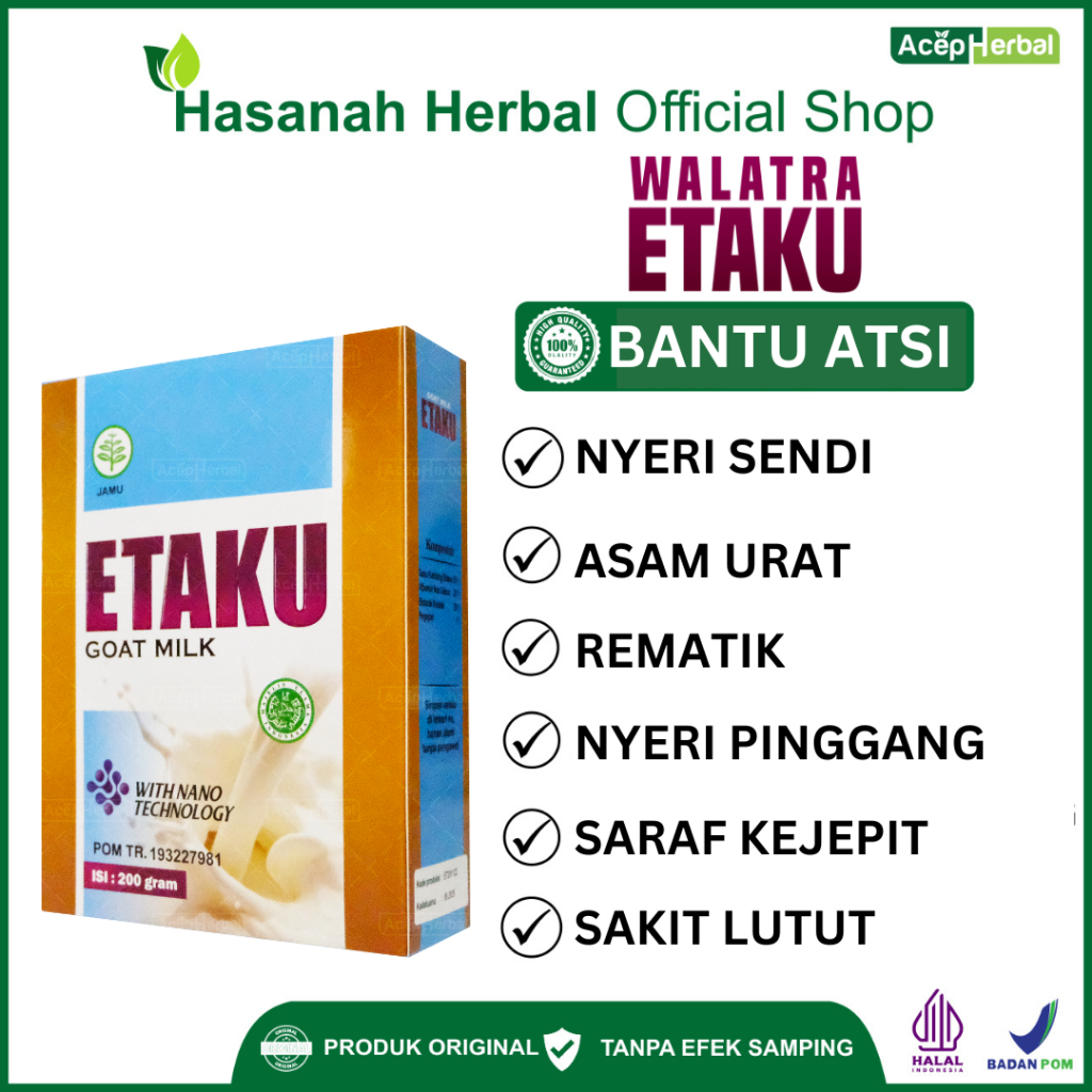 Jual Susu Etaku Original Atasi Nyeri Sendi dan Tulang | Shopee Indonesia